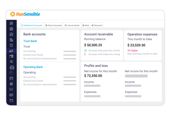 Law Firm Accounting Software - RunSensible